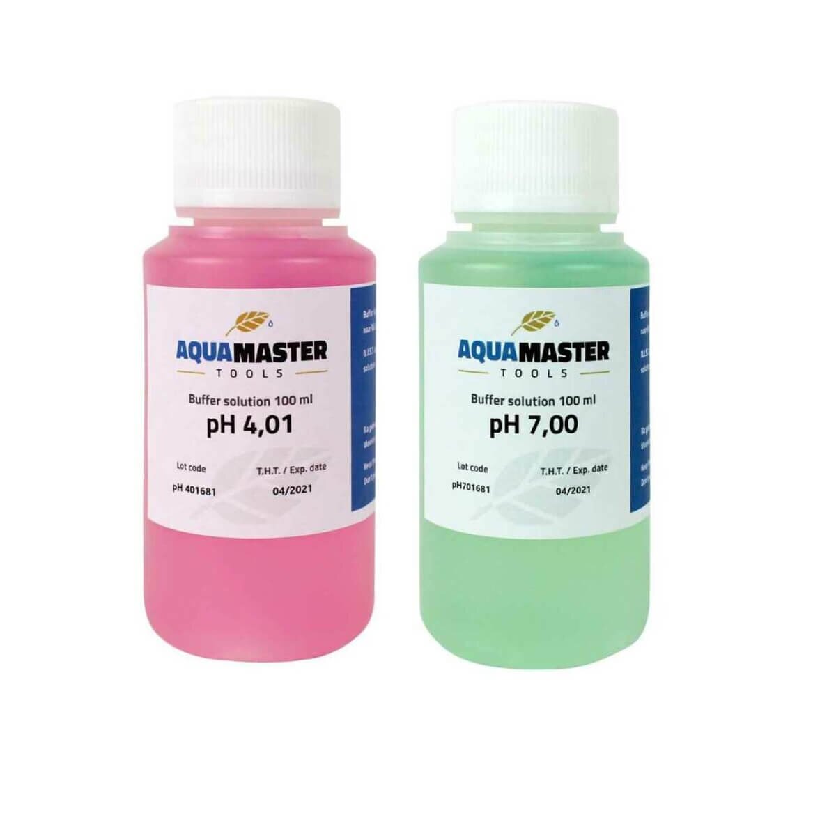 Aqua Master Tools | Eichlösung pH 4,01 oder 7,0 mS/cm | 20ml - 500ml