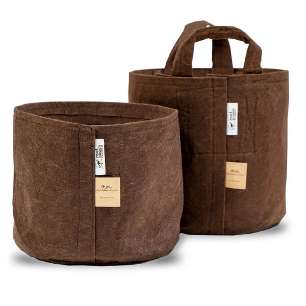 Root Pouch Braun | 3,8L - 567L Stofftopf | mit + ohne Griff
